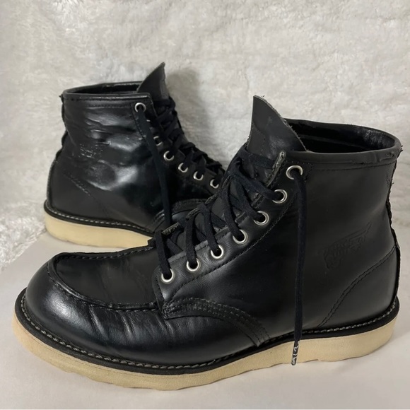Red Wing Shoes | Shoes | Red Wing7s Vintage 879 Black Leather Moc Toe ...